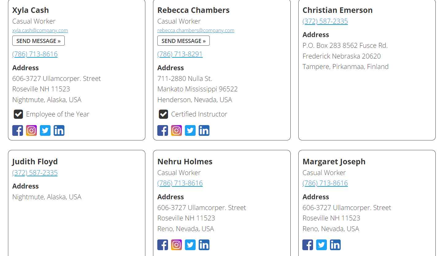 Contact List Pro - Quick & Accessible Staff Directory - Contact List PRO